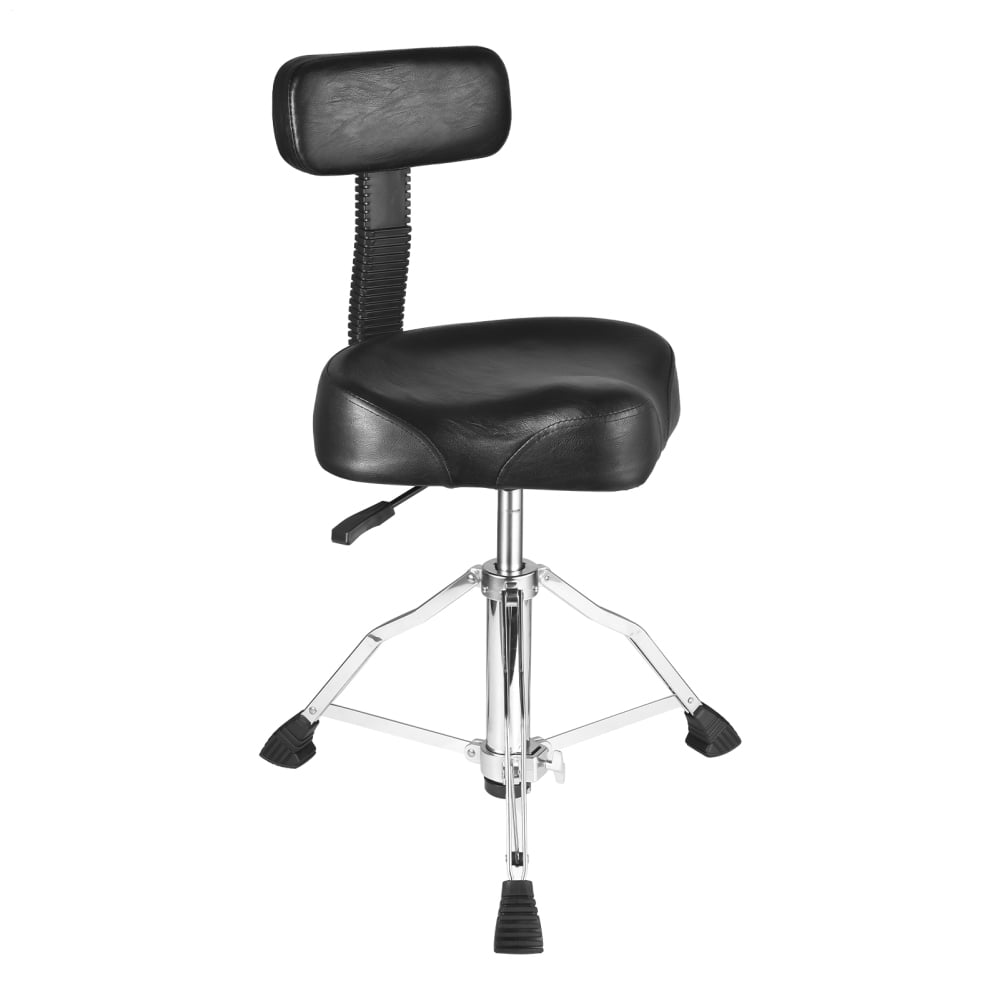 Multi-Purpose Drum Throne Stool – Adjustable Backrest & Saddle Seat for ...