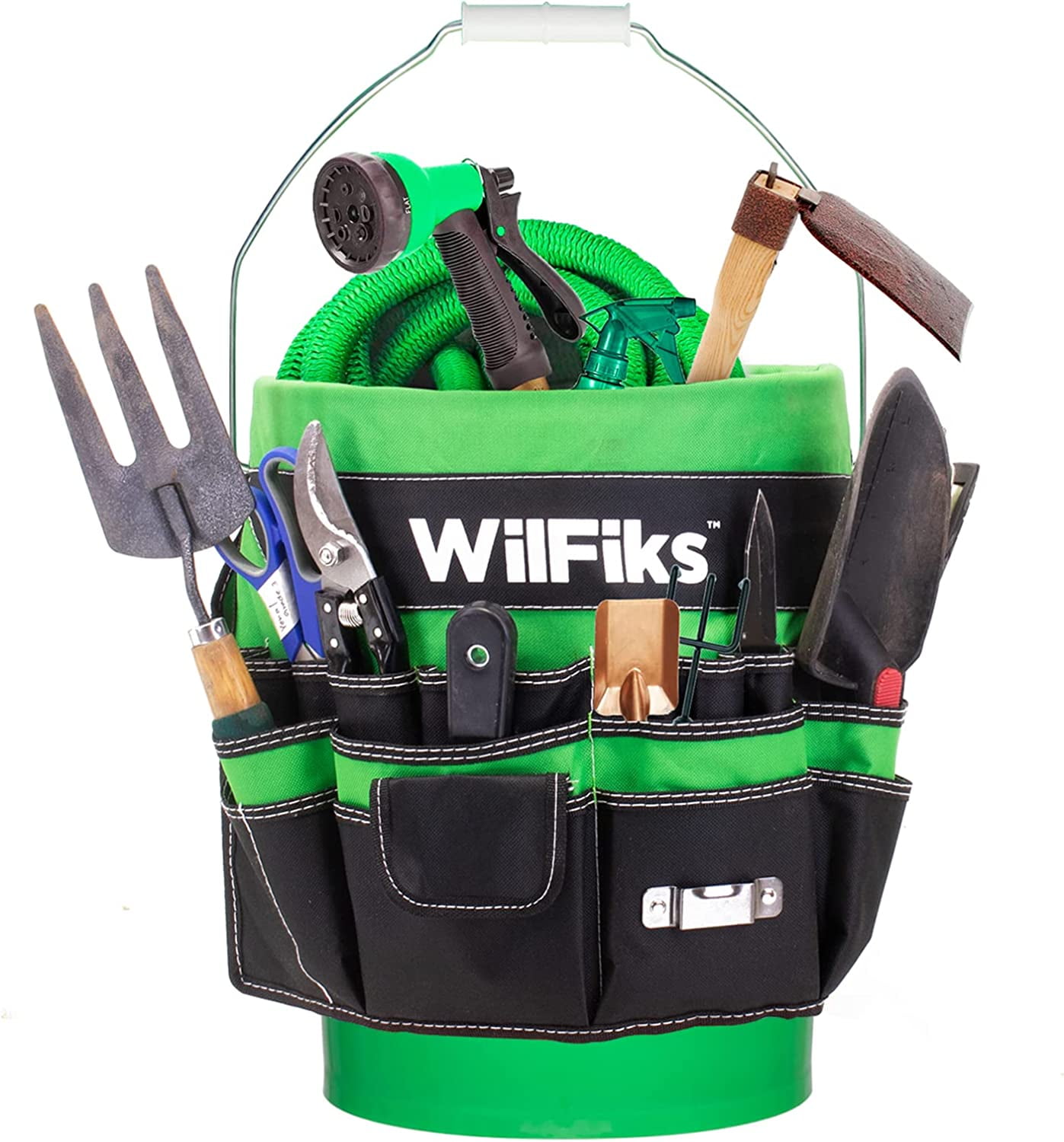 Walmart 5 Gallon Multi Purpose Exterior Hanging Tool Bucket Caddy Work ...