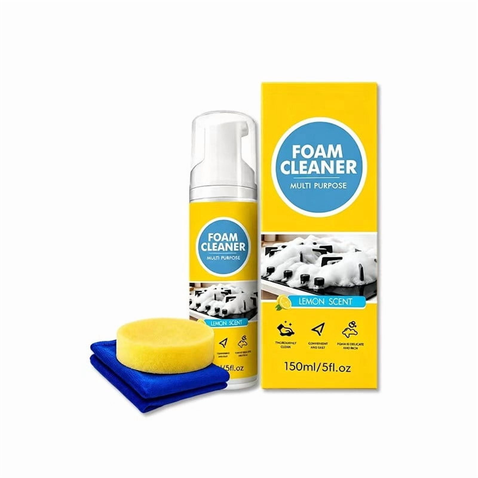 Multi-Purpose Foam Cleaner, Auto Interior Cleaner Kit, Fabric Leather ...