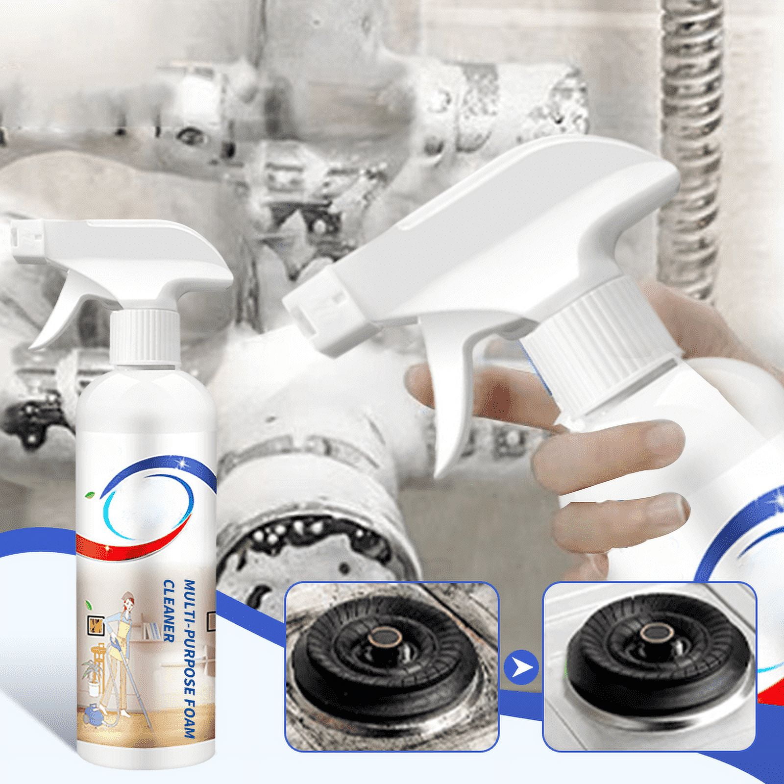 Multi-Purpose Foam Cleaner | Powerful Stain Remover Spray | Effortless ...
