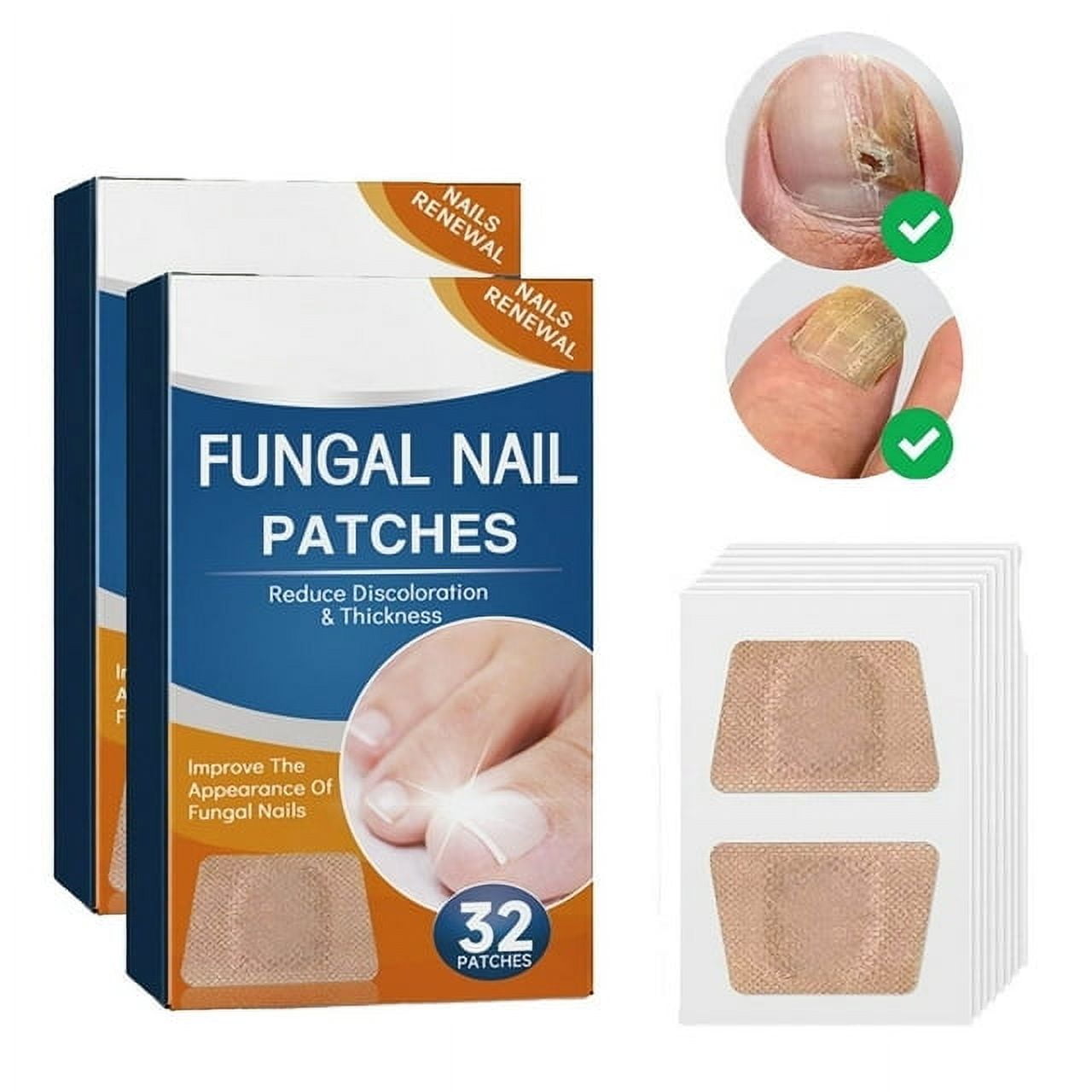 Multi-Purpose Fungus Nail Patches,Nighttime Renewal Fungal Nail Patches ...