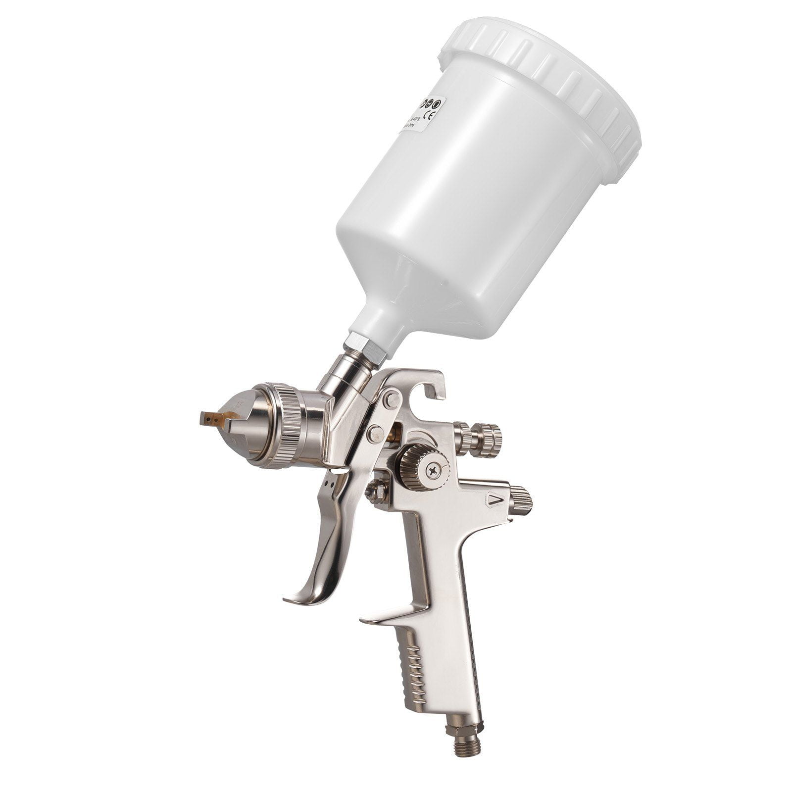 Multi-Purpose Gravity Feed Paint Spray Gun - LVLP, 600ml, 3 Nozzle(1.3 ...