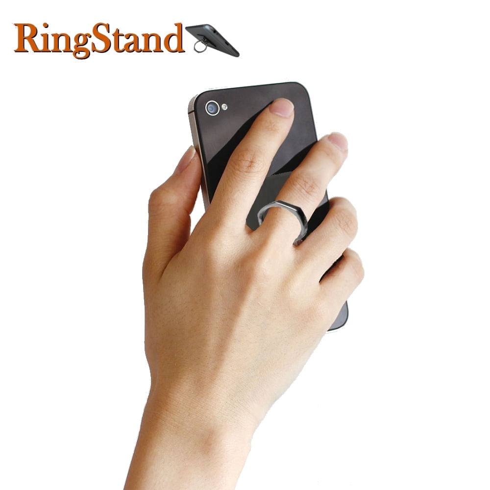 RingStand Universal Smart Ring Holder and Stand for Smartphones or Mini ...
