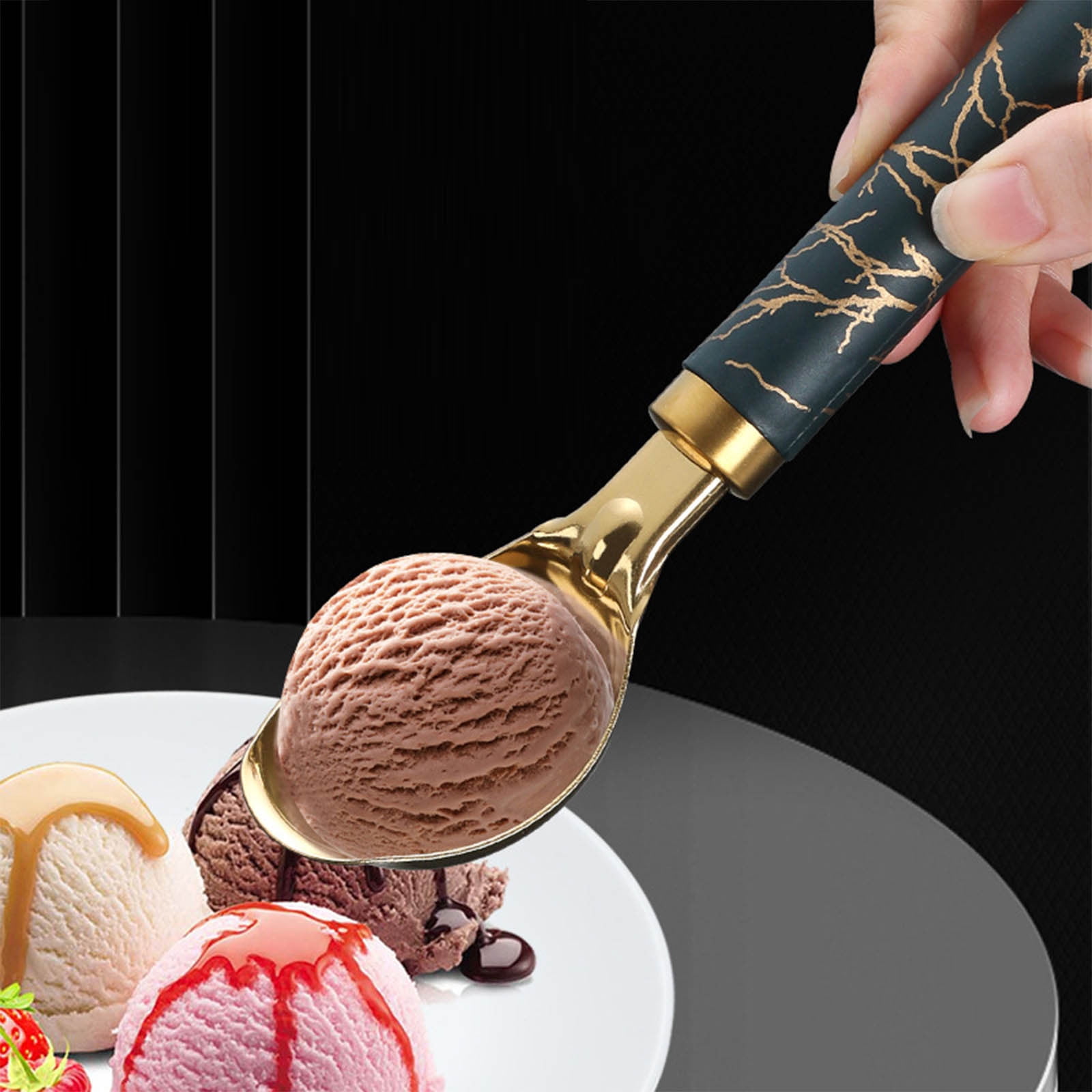 **Multi-Purpose Ice Cream Spoon - Versatile Dessert Scoop for ...