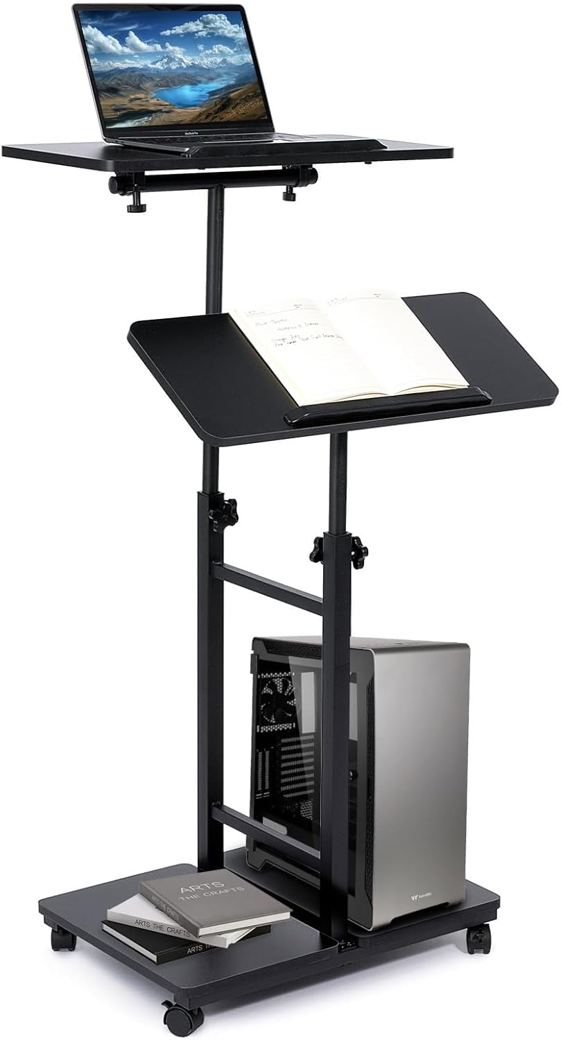Multi-Purpose Lecterns & Podiums, Portable Mobile Standing Laptop Desk ...