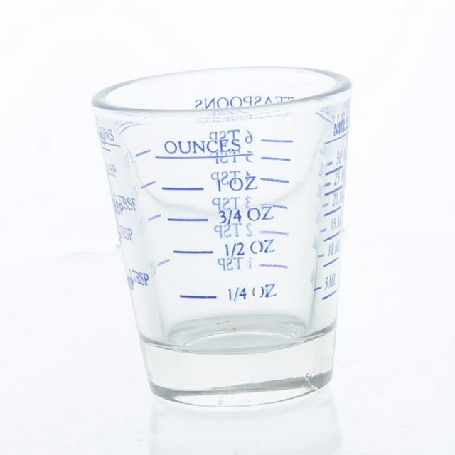 Multi-Purpose Measuring Shot Glass Jigger Shot Bar Tool Oz Tsp Tbsp Ml ...
