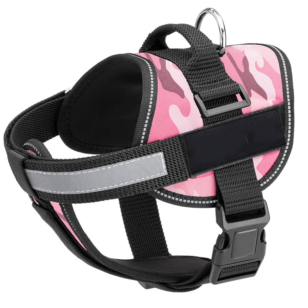 Multi-Purpose Pink Camo Vest Harness with Removable Blank Patches, Vest ...
