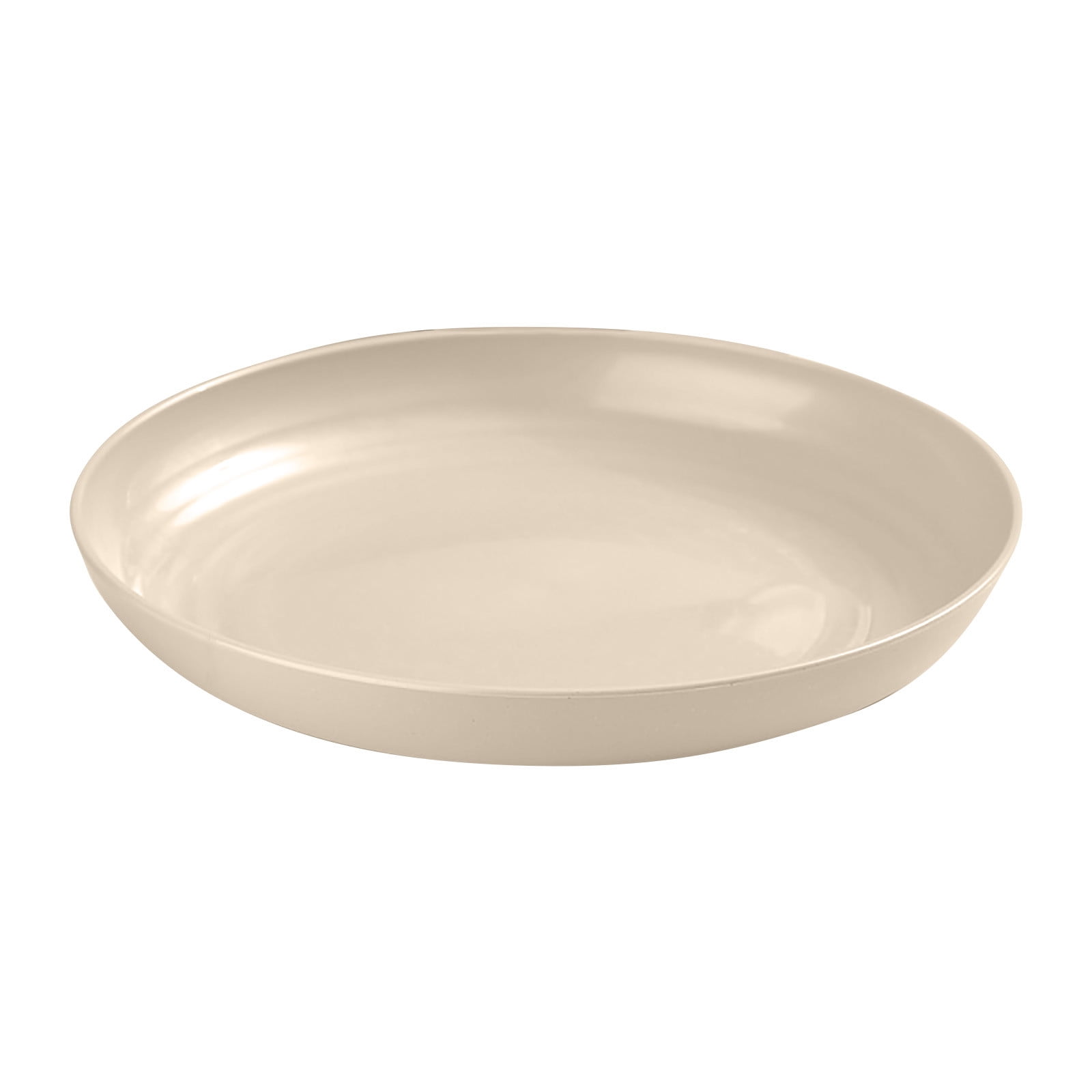 Multi-Purpose Plastic Dinner Plates 8-Inch Round Non-Slip Salad Bowls ...