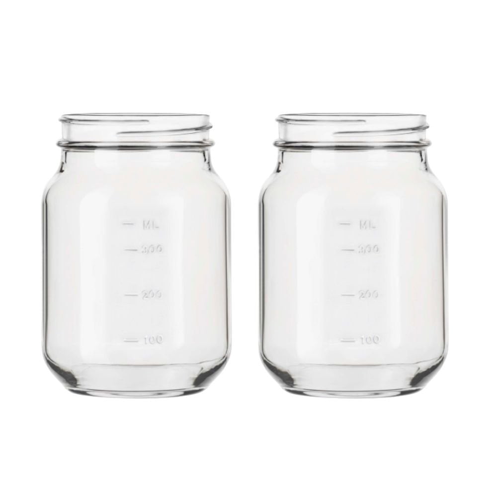 Multi Purpose Plastic Mason Jar, Regular Mouth, Gold Lids, Glass ...