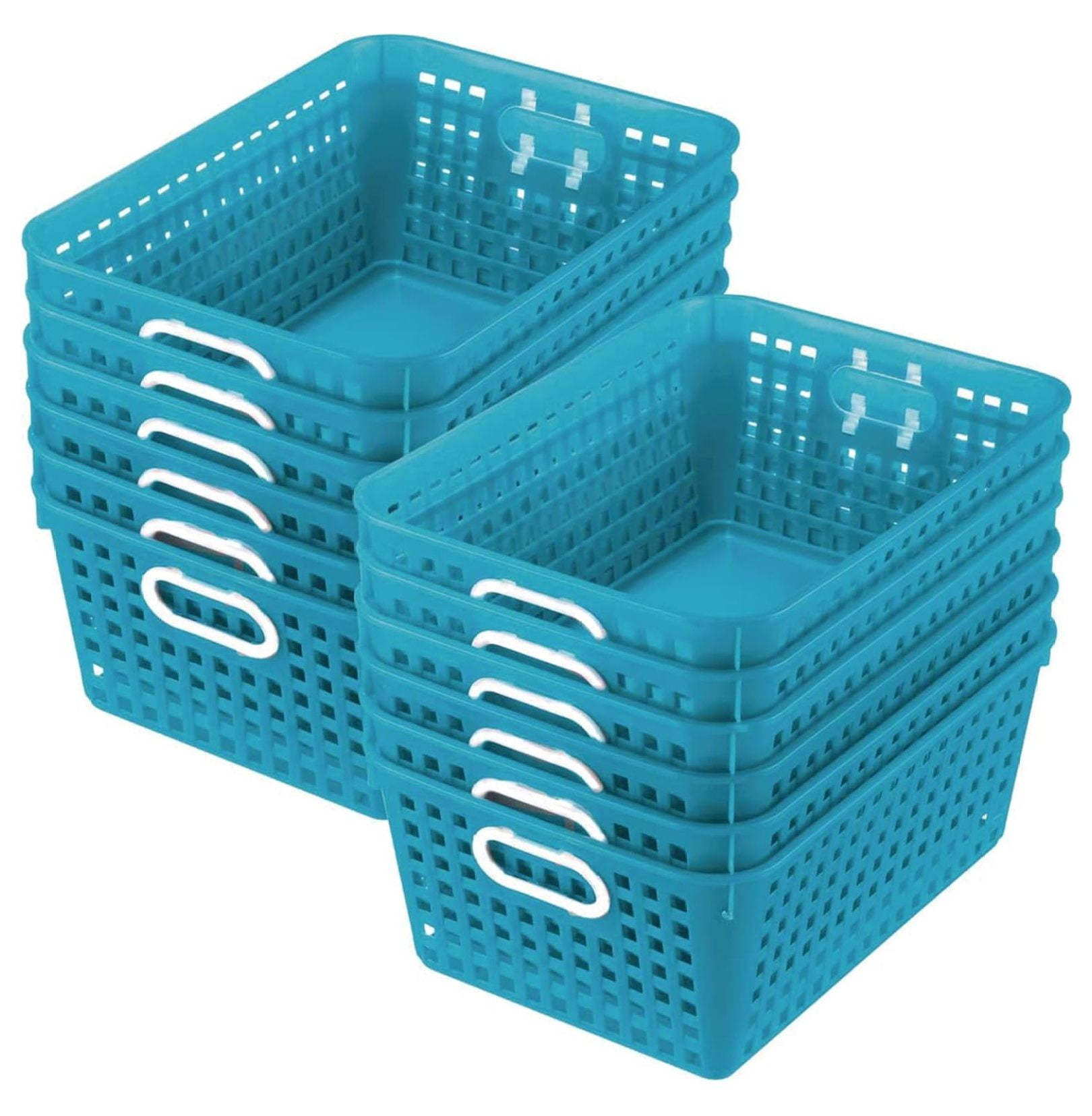 Multi-Purpose Plastic Storage Baskets for Classroom or Home Use ...