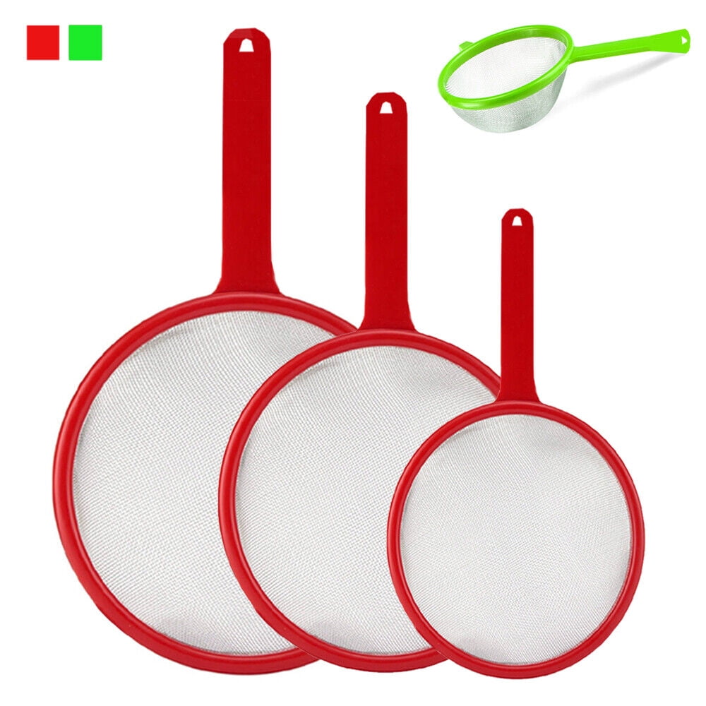 Multi Purpose Plastic Strainers Sieve Mesh Colander Flour Sifter ...