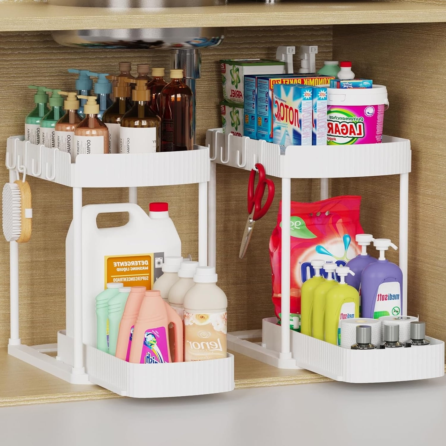 Multi-Purpose Pull-Out Storage Organizers, Under Sink/Cabinet ...