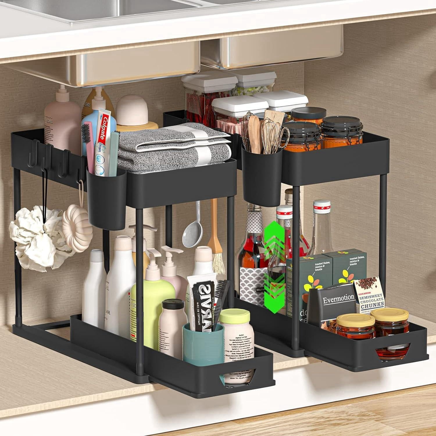 Multi-Purpose Pull-Out Storage Organizers, Under Sink Organizers and ...