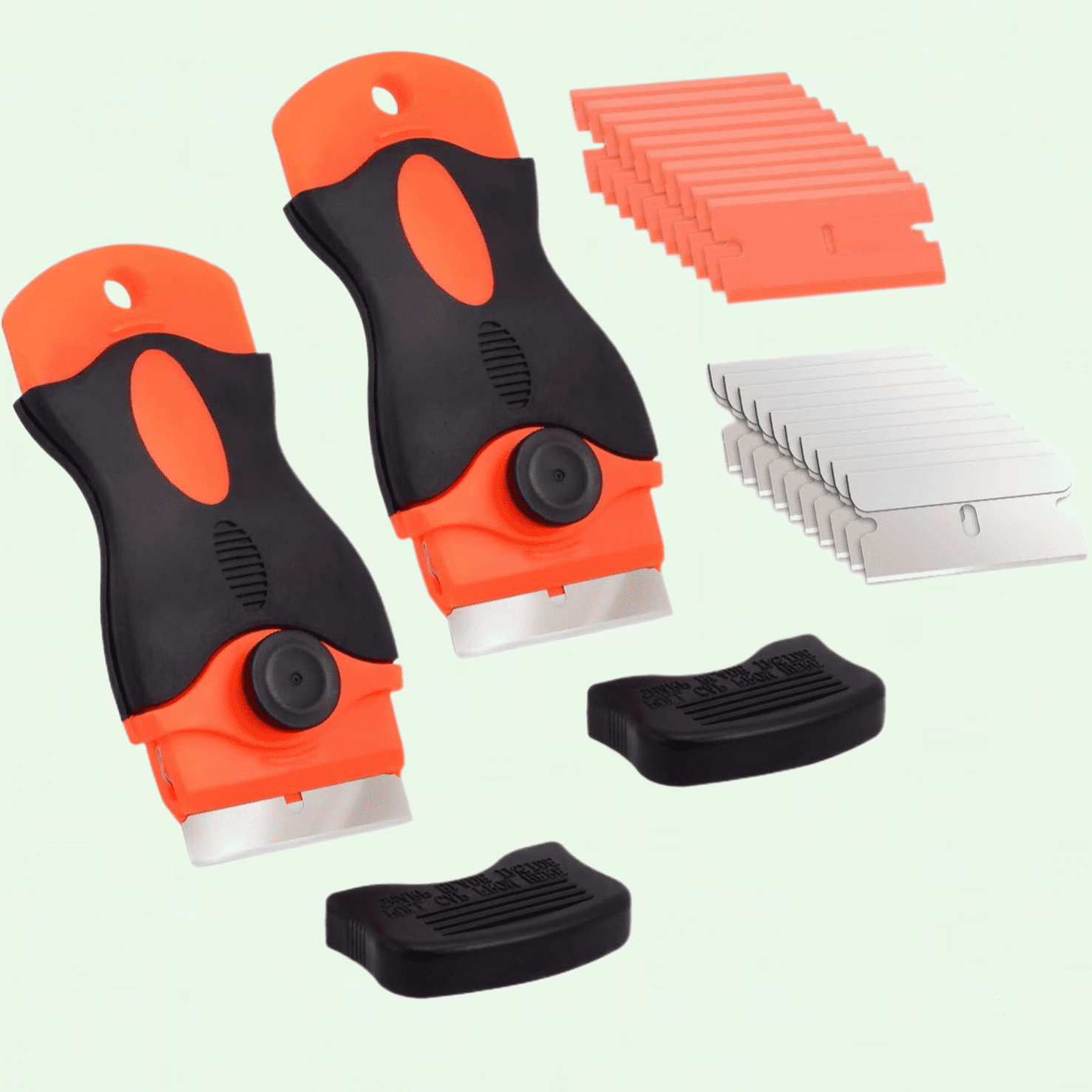 Multi-Purpose Razor Scraper Set - 2PCS Utility Scraper Set with 17 ...