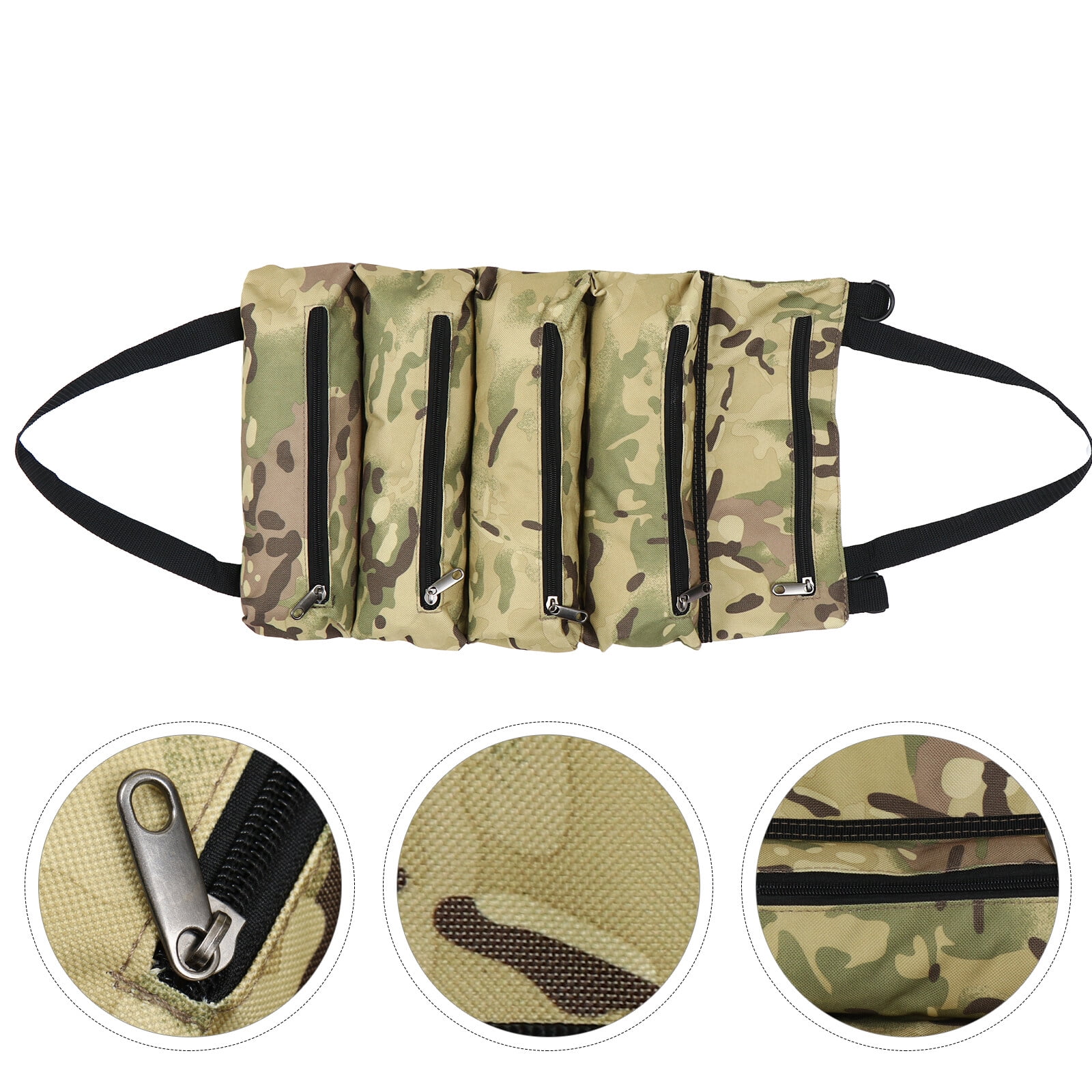 Multi-Purpose Roll Up Tool Bag, Wrench Roll,Canvas Tool Organizer ...