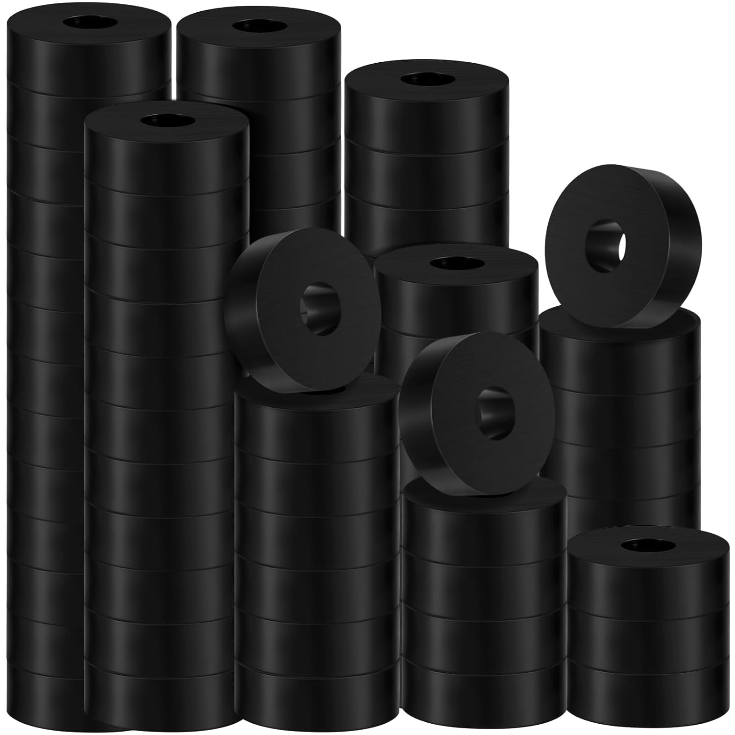 The Multi Purpose Rubber Spacer 1 Inch OD x 3/8 Inch ID x 1/2 Inch ...