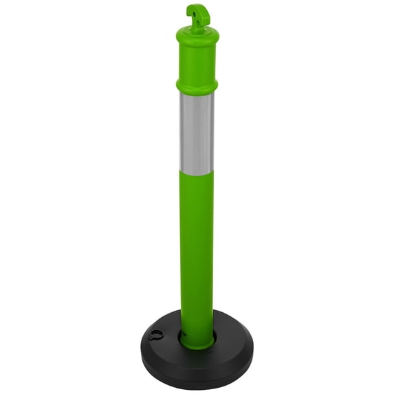 Multi-Purpose Safety Delineator Posts, 3-Pack 48-Inch Green Reflective ...