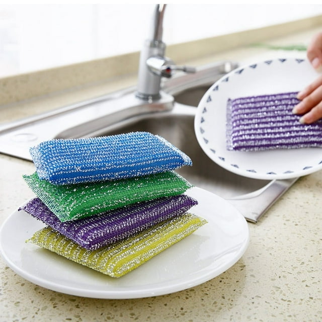 Multi-Purpose Scouring Pad - Casewin Non-Scratch Cleaning Sponges for ...