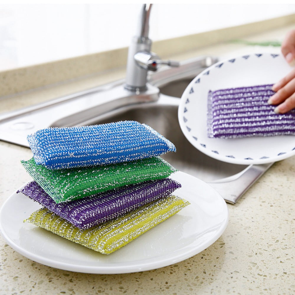 Multi-Purpose Scouring Pad - Casewin Non-Scratch Cleaning Sponges for ...