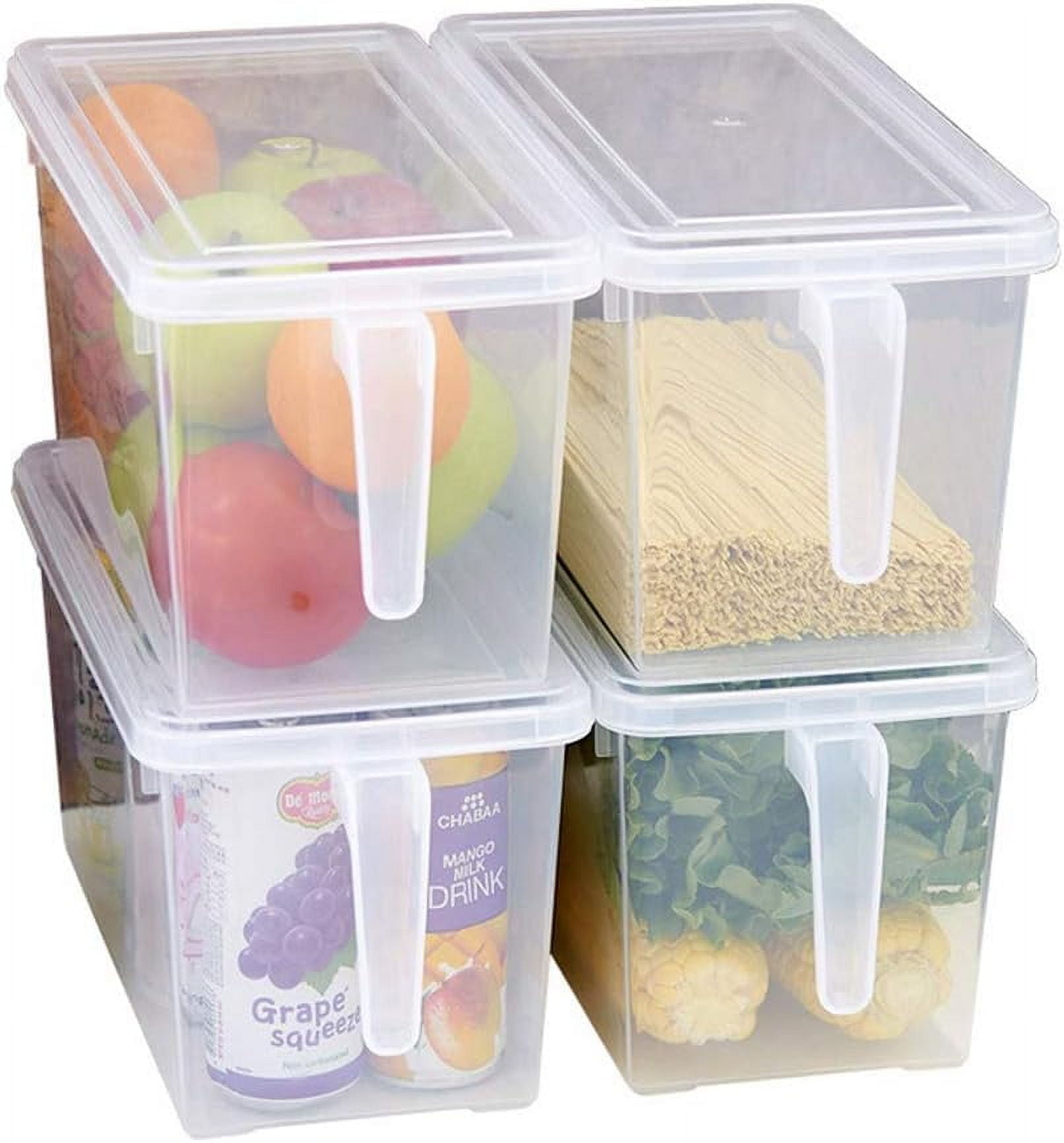 Multi-Purpose Storage Container, Space Saving Storage Bin Keeps Food ...