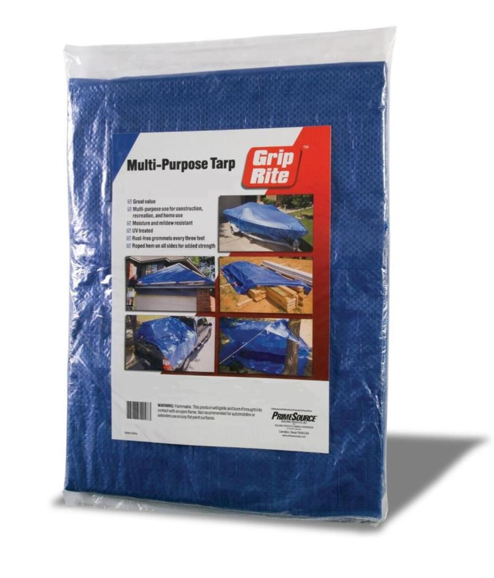 Multi- Purpose Tarp Blue 20Ft x 20Ft - Walmart.com