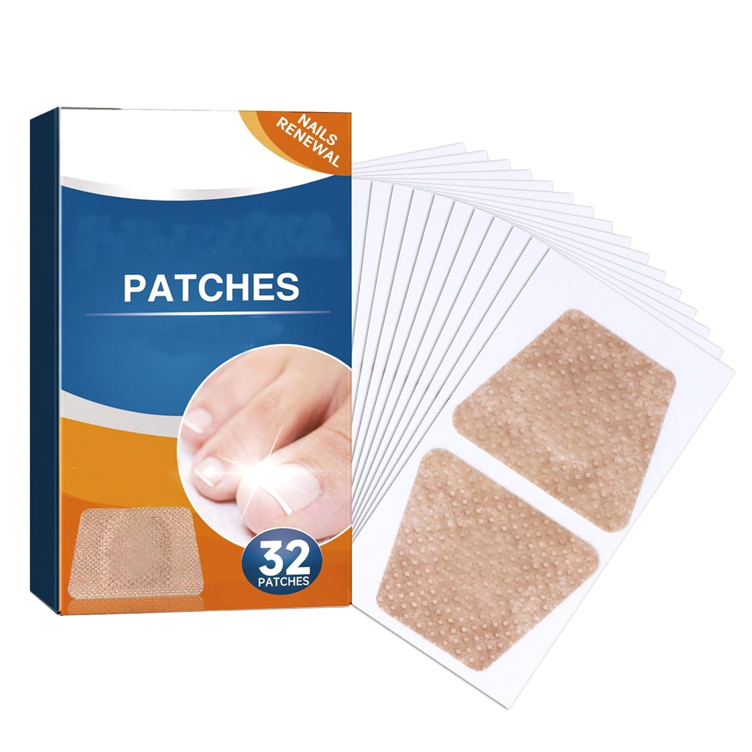 Multi-Purpose Toenail Patches, Portable Mini Nail Repair Strips ...
