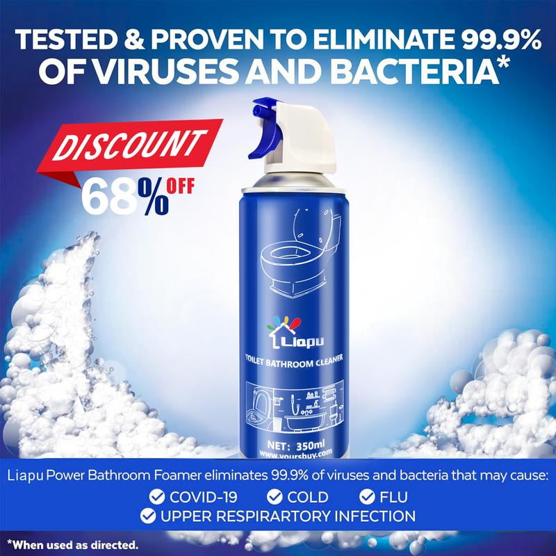 Multi-Purpose Toilet Bowl Cleaner - Eliminates Germs - No need to ...