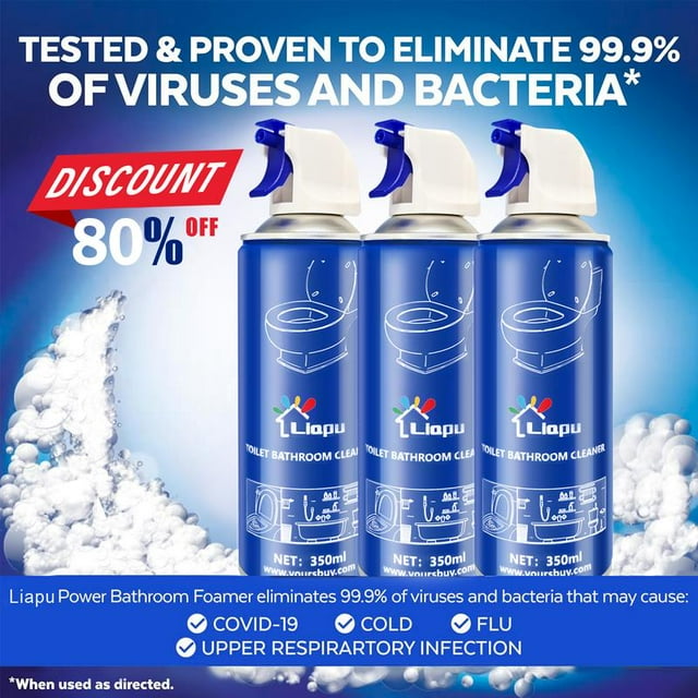 Multi-Purpose Toilet Bowl Cleaner - Eliminates Germs - No need to ...