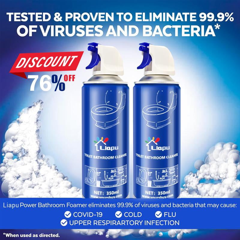 Multi-Purpose Toilet Bowl Cleaner - Eliminates Germs - No need to ...