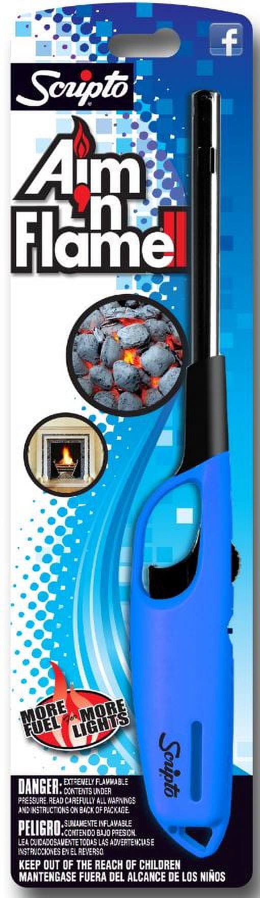 Scripto Multipurpose Utility Lighter, Visible Fuel Supply, Child Safety ...