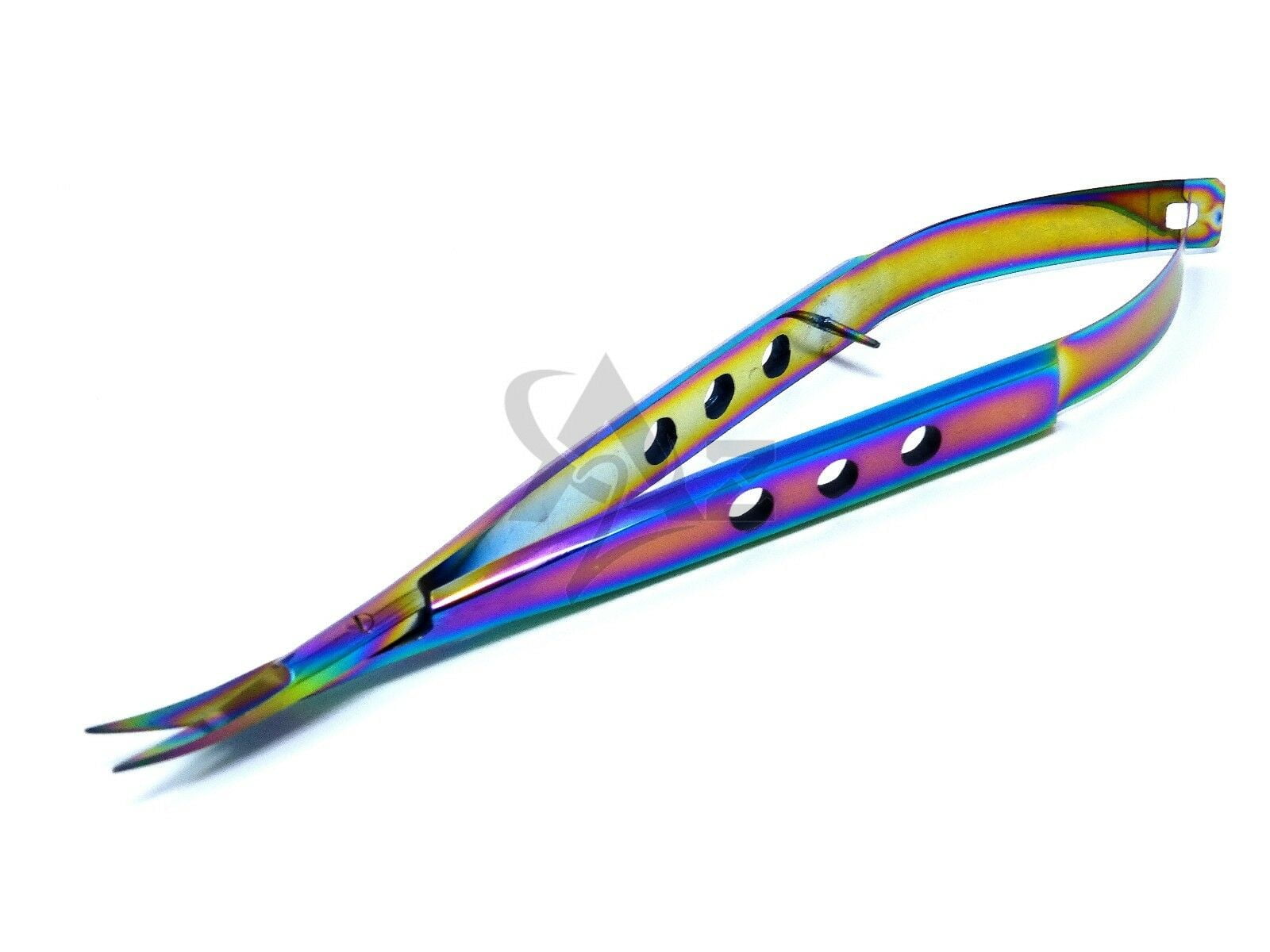 Multi Rainbow Color Micro Spring Embroidery Sharp Snip Scissors 4.5 ...