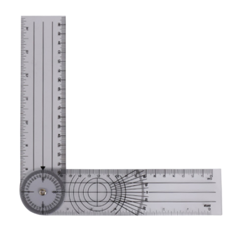 Multi-Ruler Goniometer Angle Medical Spinal Ruler Professional 360 ...