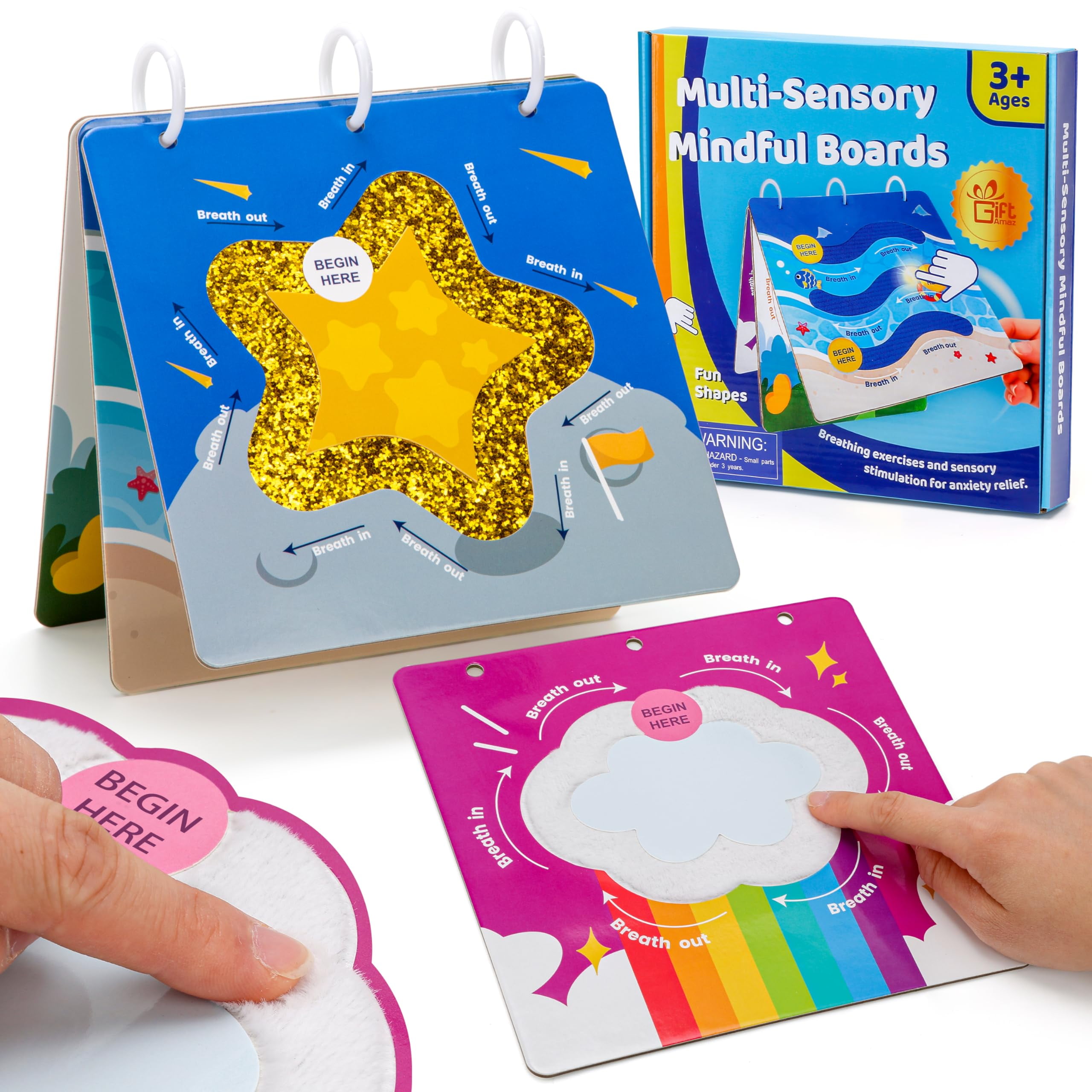 Multi-Sensory Mindful Maze Boards, Textured Sensory Calming Toys For ...