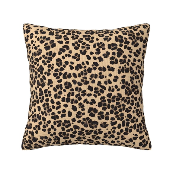 Multi-Size Linen Sofa Pillow Cover Invisible Zipper Open And Close ...