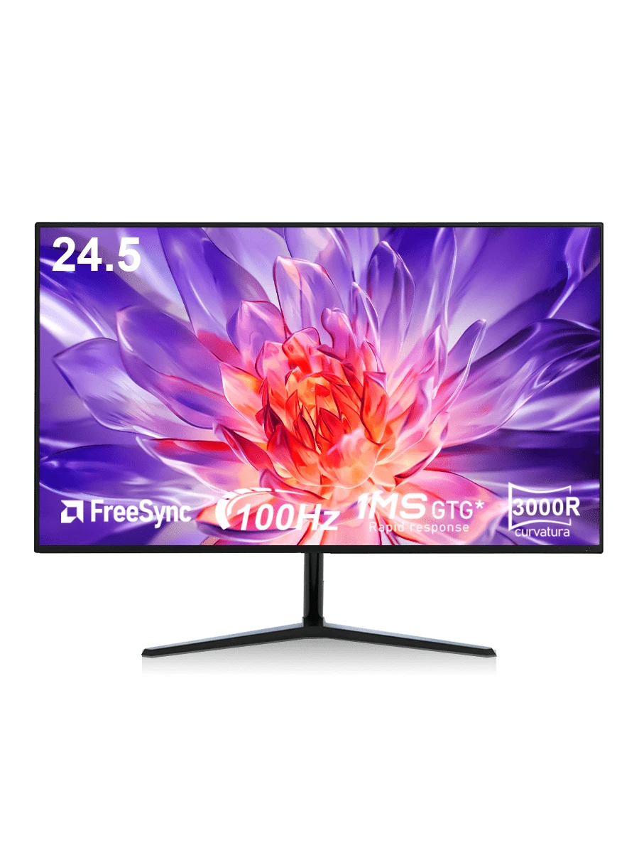Multi-Size Office & Esports Monitors: 24.5”/27” Edgeless HD Eye ...