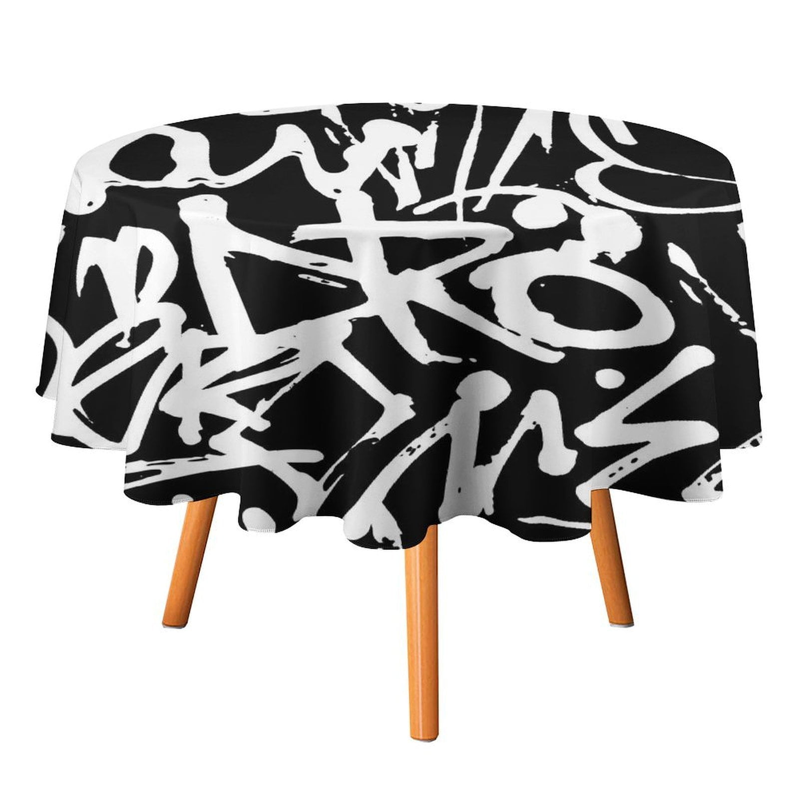 Multi-Size Round Tablecloth Durable And Easy To Clean Wireless Head ...