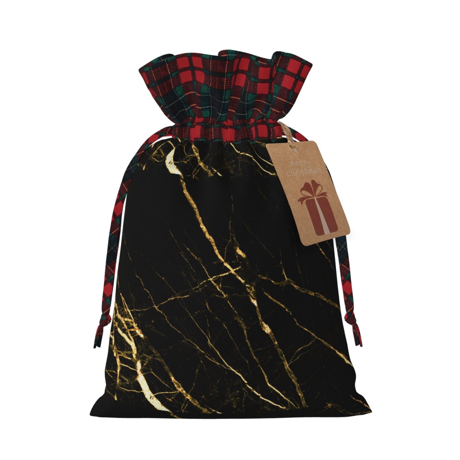 Multi-Sized Color-Blocked Linen Drawn-Out Gift Bags Are Suitable For ...