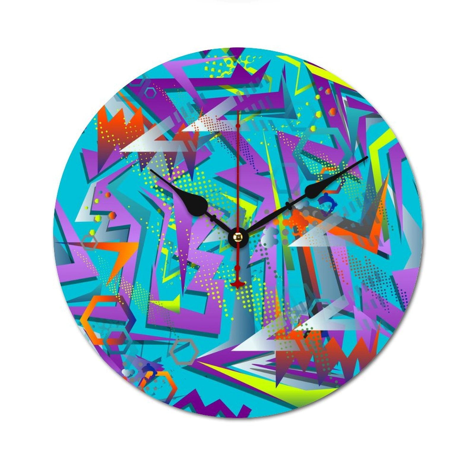 Multi-Sized Wooden Wall Clocks With No Scale Silent Countdown Easy To ...