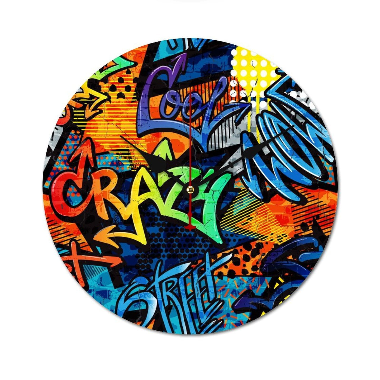 Multi-Sized Wooden Wall Clocks With No Scale Silent Countdown Easy To ...