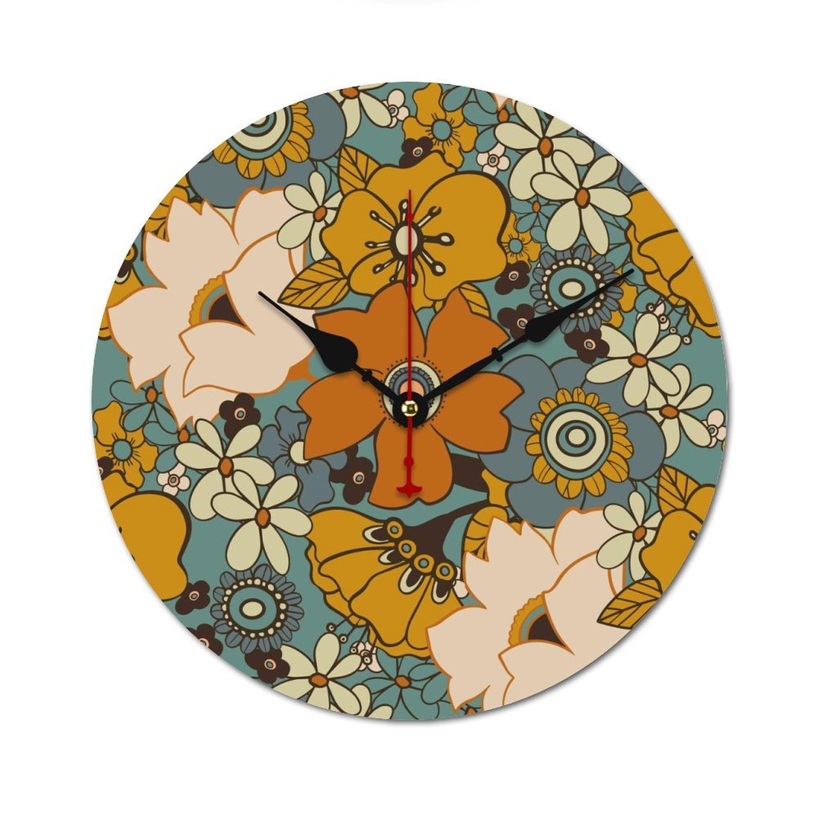 Multi-Sized Wooden Wall Clocks With No Scale Silent Countdown Easy To ...
