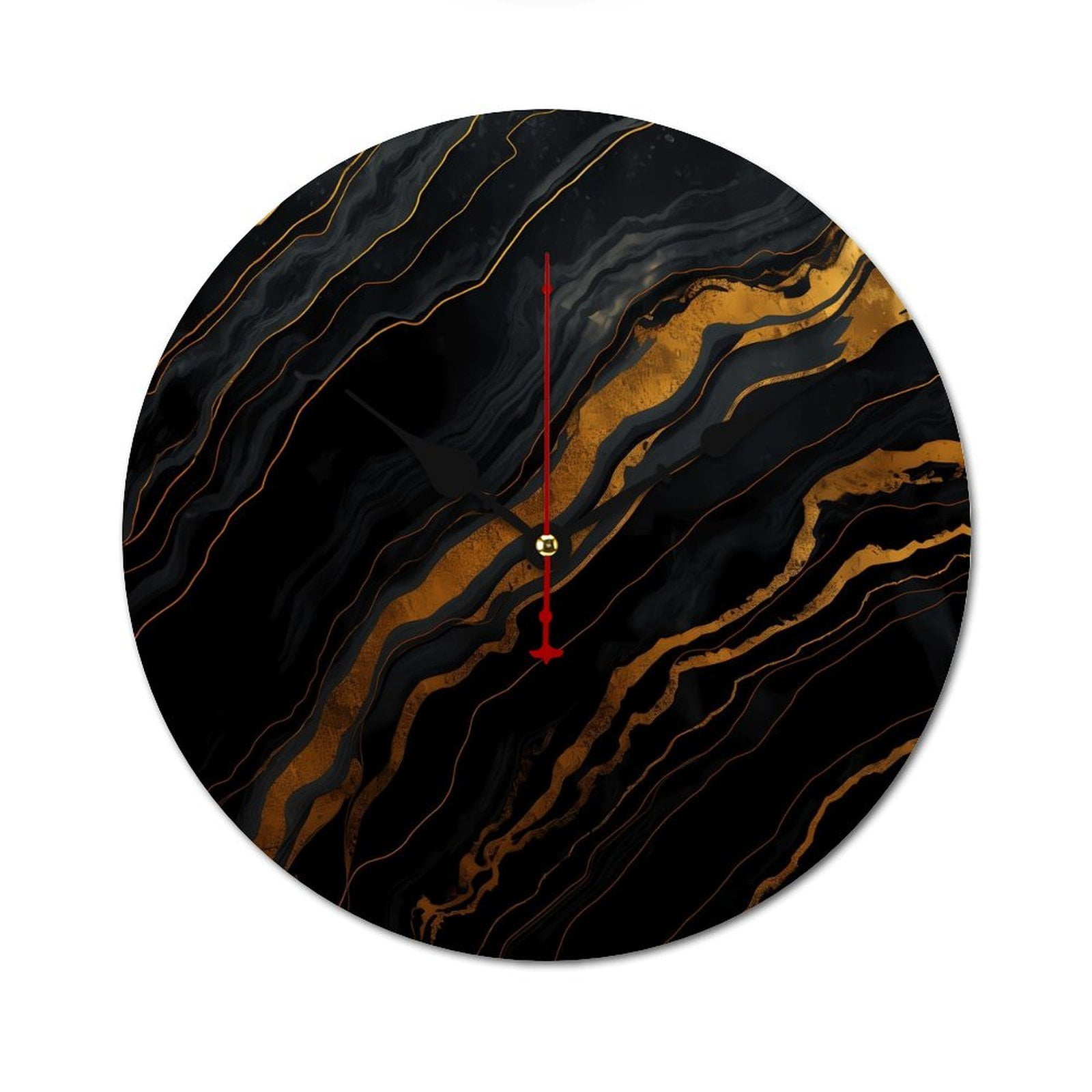 Multi-Sized Wooden Wall Clocks With No Scale Silent Countdown Easy To ...