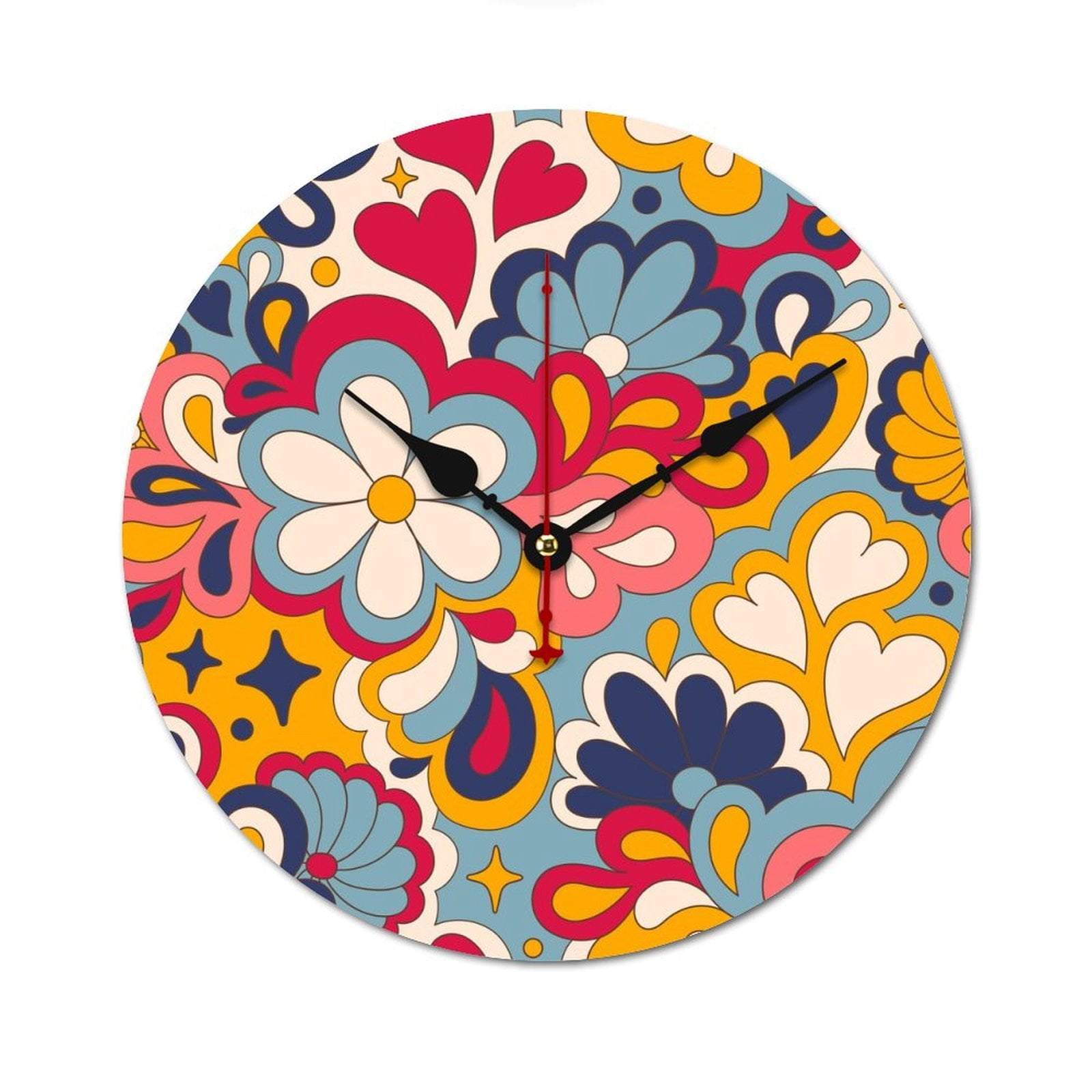 Multi-Sized Wooden Wall Clocks With No Scale Silent Countdown Easy To ...