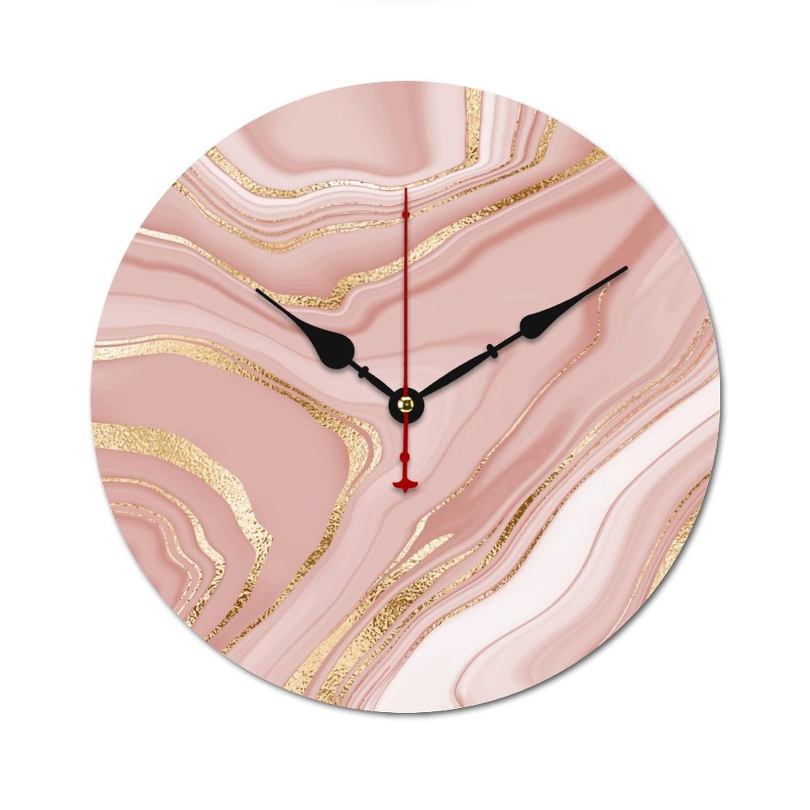 Multi-Sized Wooden Wall Clocks With No Scale Silent Countdown Easy To ...