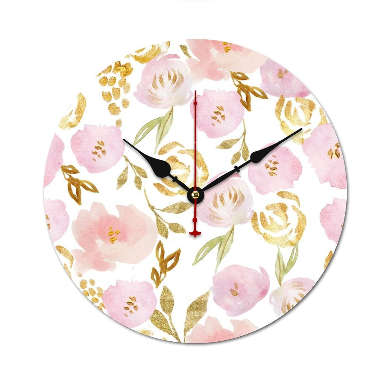 Multi-Sized Wooden Wall Clocks With No Scale Silent Countdown Easy To ...