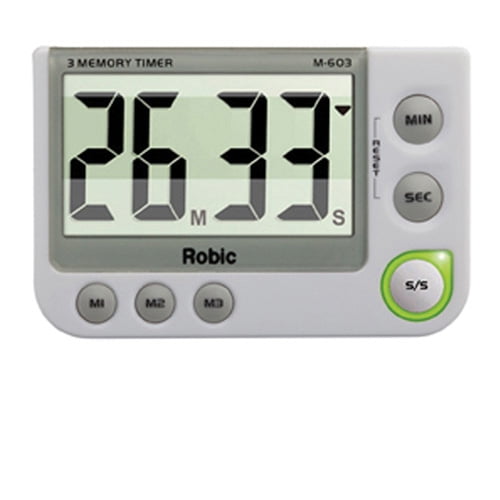 Multi-Sport LED Three-Memory Timer by Robic - M603 - Walmart.com