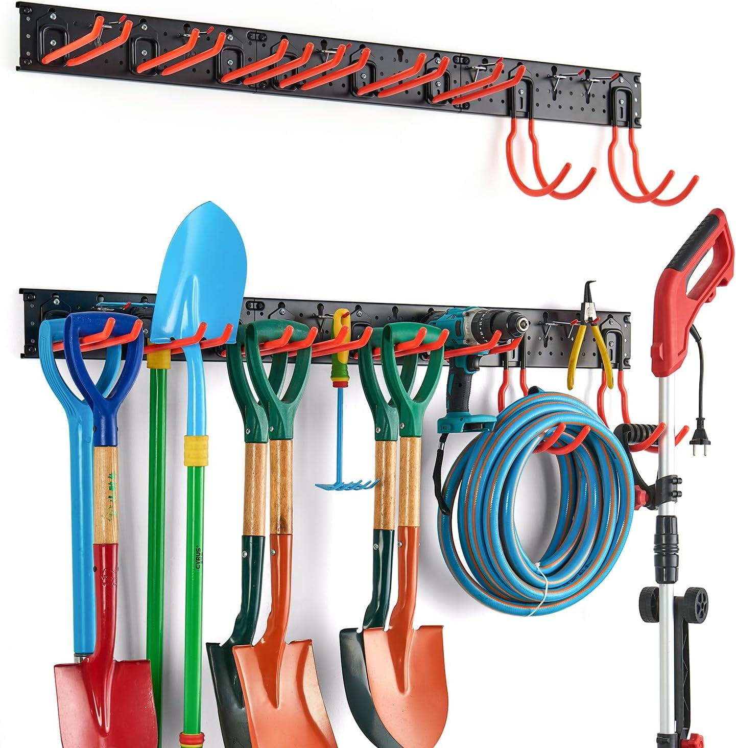 Multi-Storage Garage Hooks, Utility Rack with Multiple Installation ...