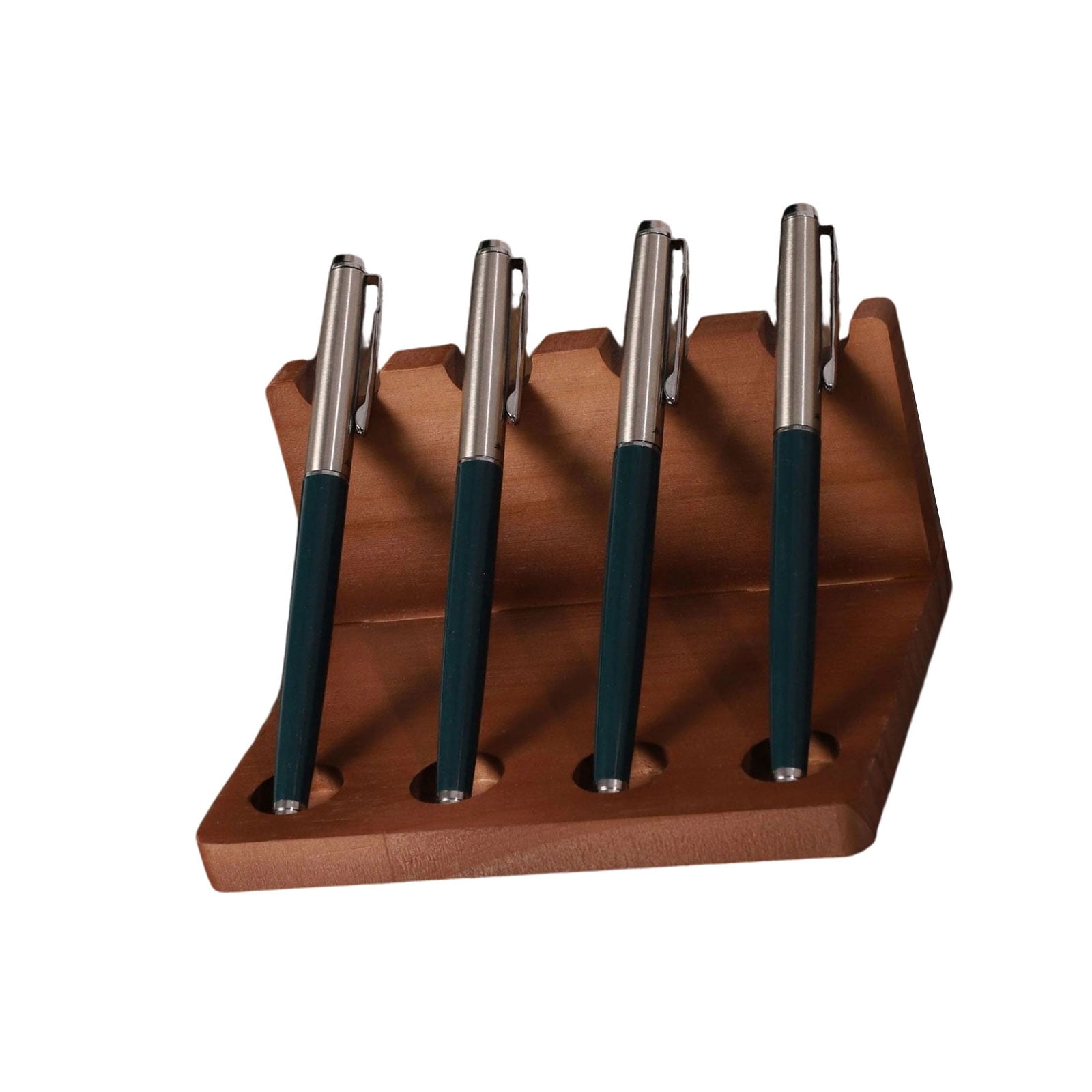 Multi Storage Wooden Pen Stand for Efficient Organization of Pens and ...