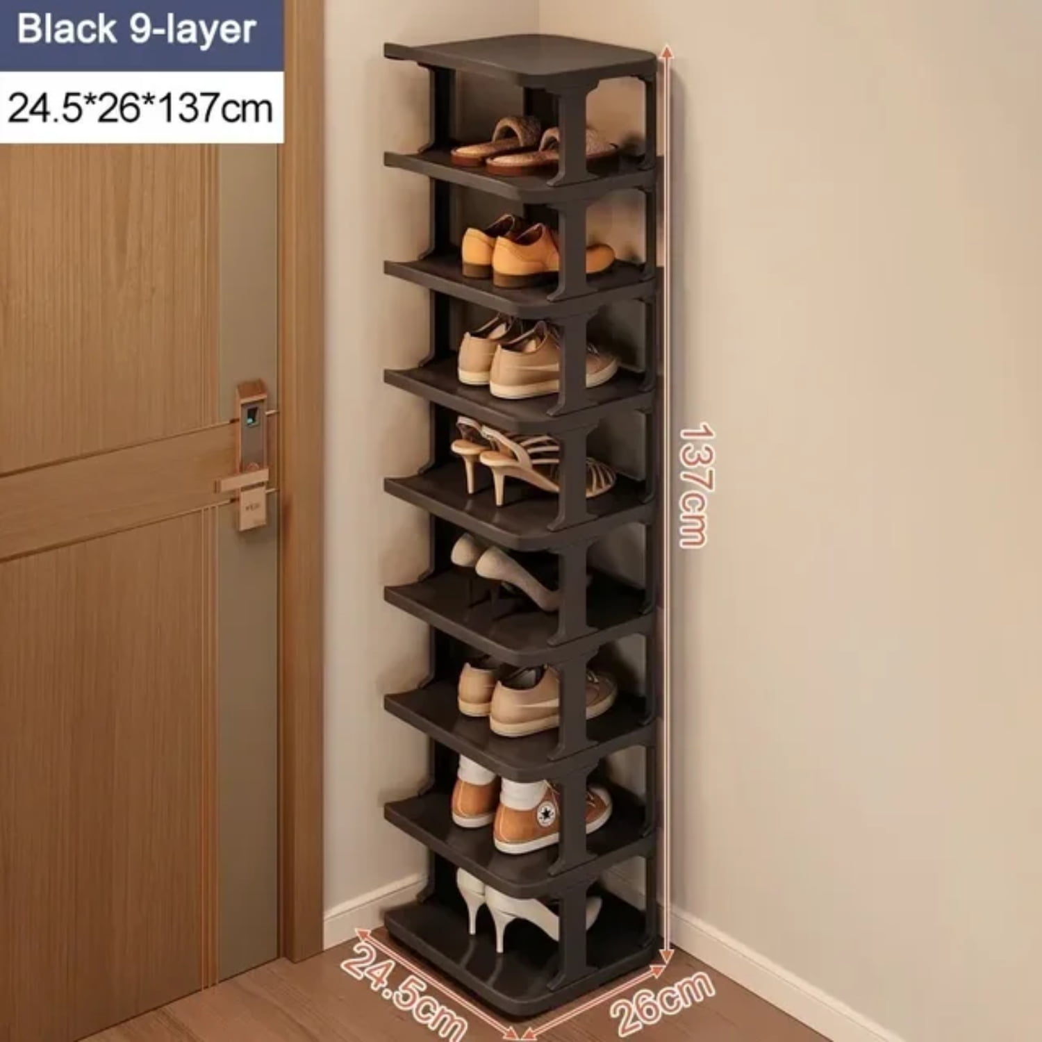 Stylish High-Quality Shoe Cabinet: Space-Saving Solution with Removable ...