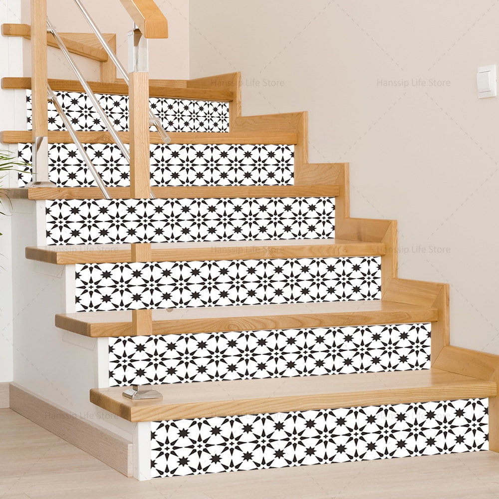 Multi Style 3D Stairs Sticker Staircase Decals Decoration Non-Slip PVC ...