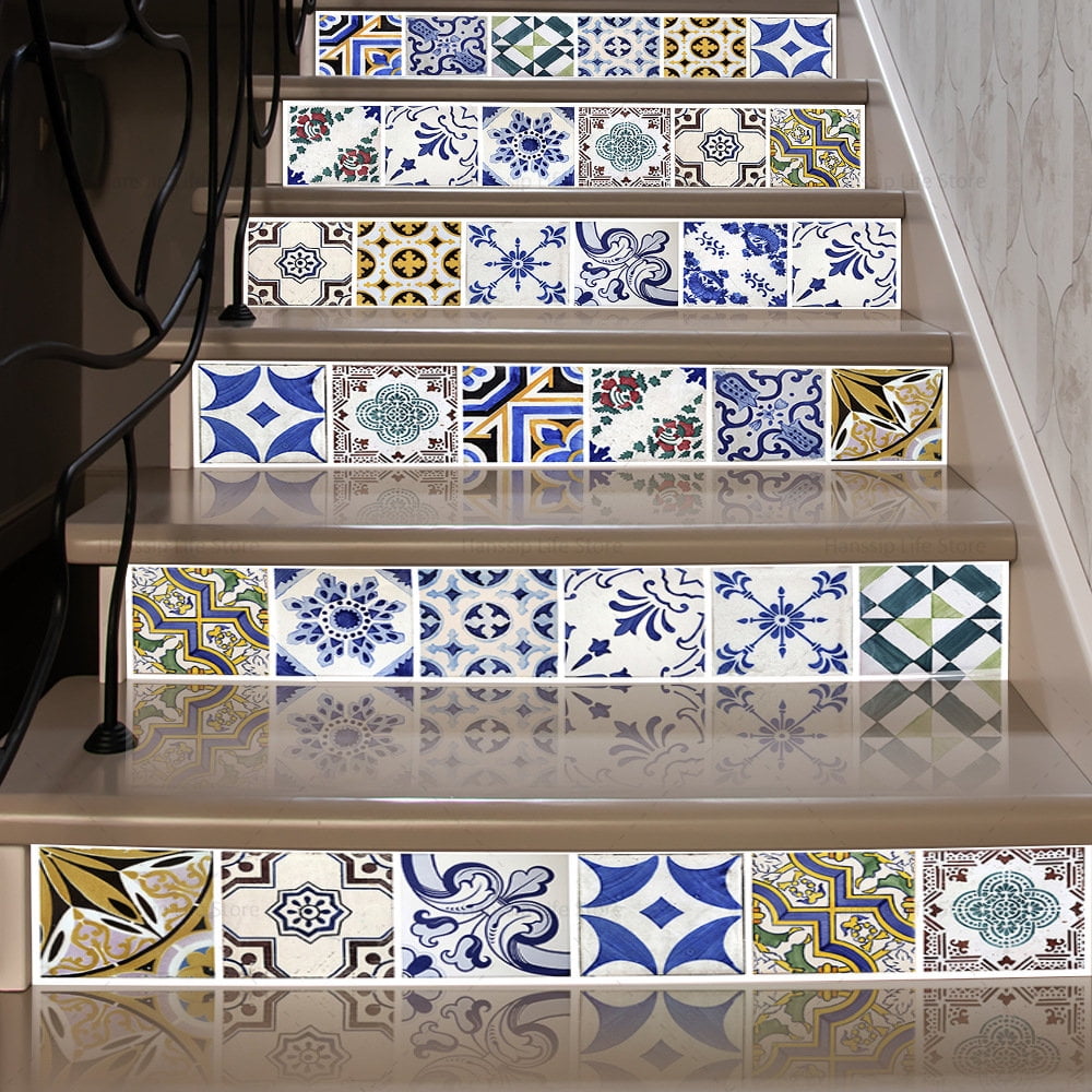 Multi Style 3D Stairs Sticker Staircase Decals Decoration Non-Slip PVC ...